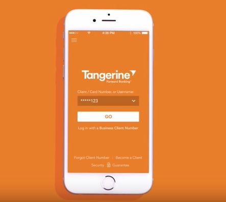 Tangerine brings biometrics to its new app » strategy