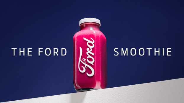 Ford makes a smoothie from ingredients in its cars » Strategy