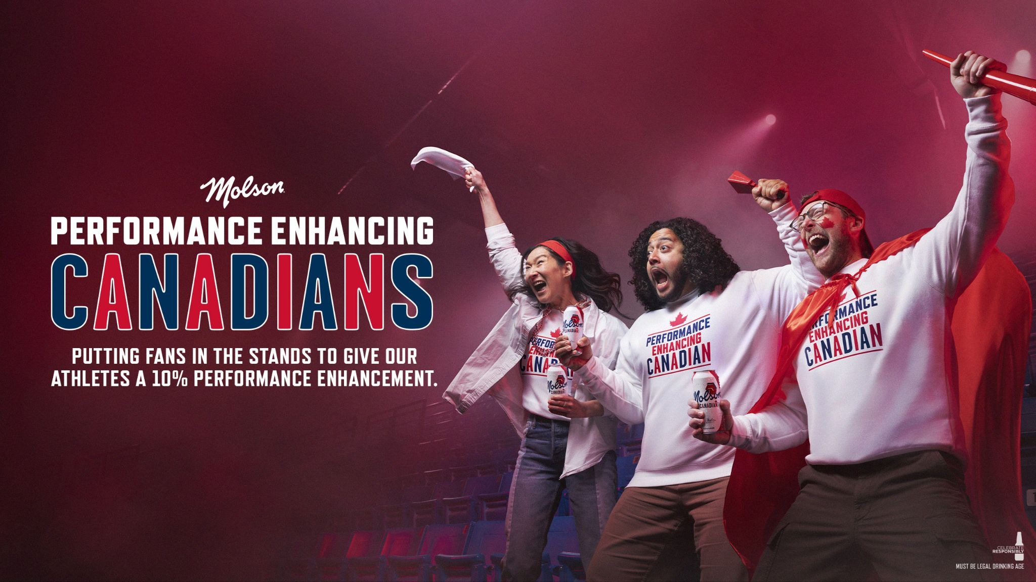 Molson looks to give athletes an edge through fan energy » Strategy